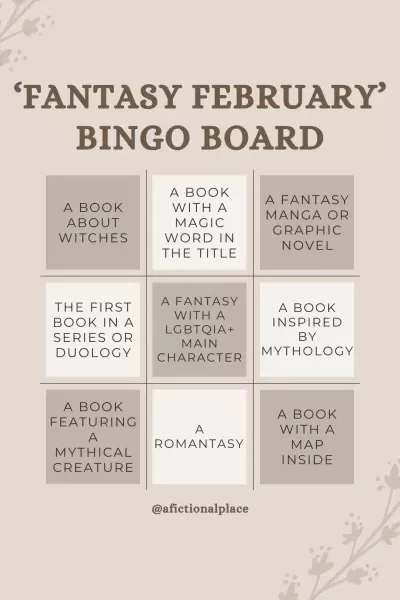 ‘Fantasy February’ - Book Bingo - Hannah Marie Brankley