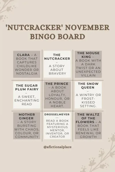 'Nutcracker' November - Book Bingo - Hannah Marie Brankley